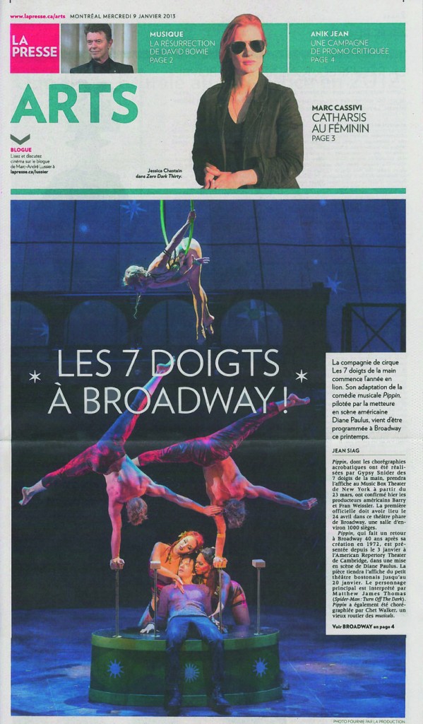 Gypsy Snider signe la création circassienne de Pippin qui sera sur ...